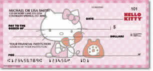 Hello Kitty Asian Checks- Checks In The Mail 70% Off